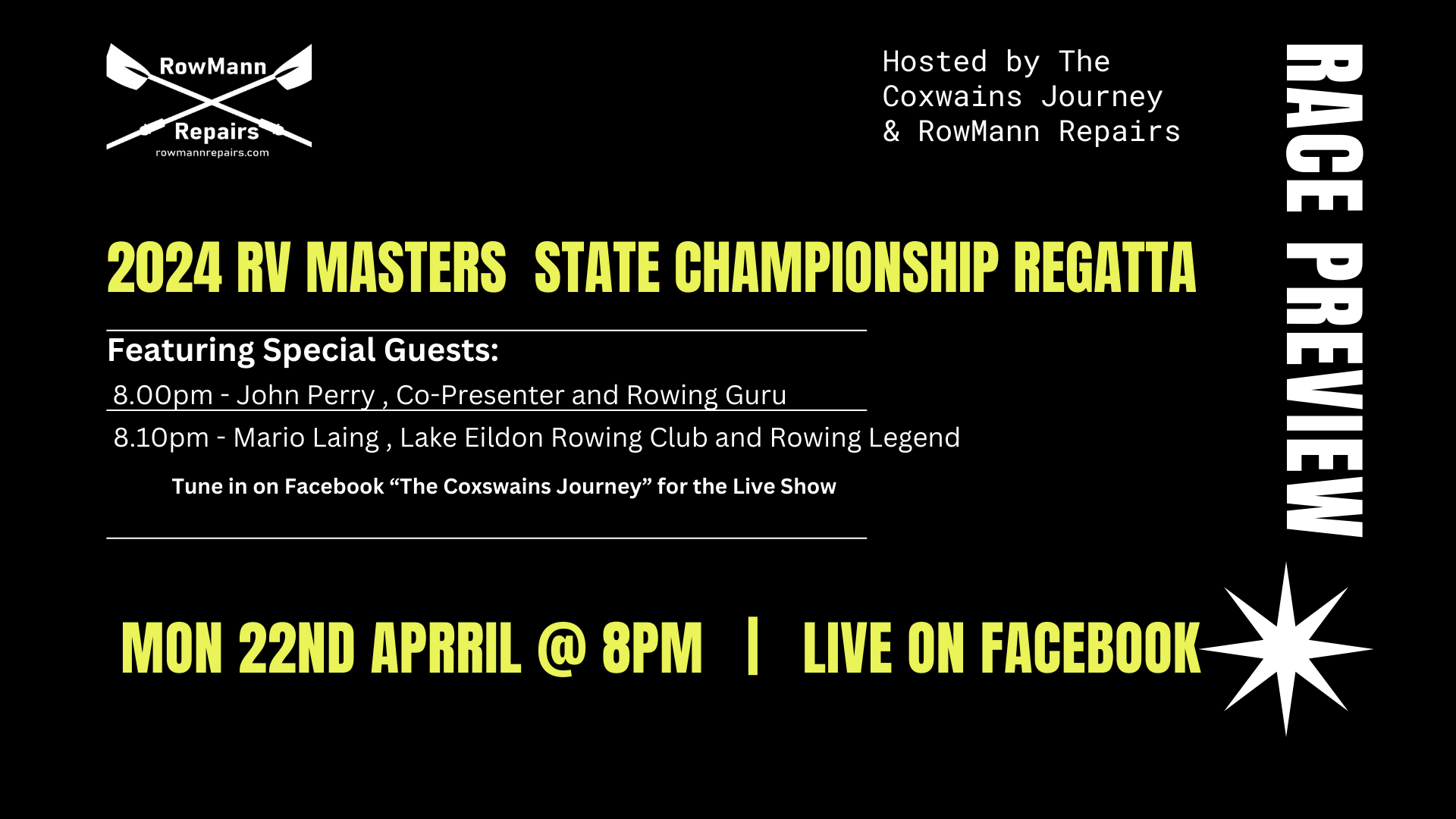 RV State Masters Rowing Championships - 2024 Regatta PREview - The ...